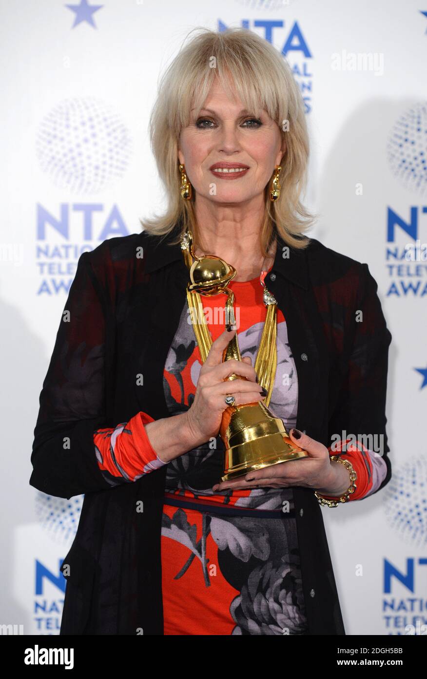 Joanna lumley national television awards hi-res stock photography and ...