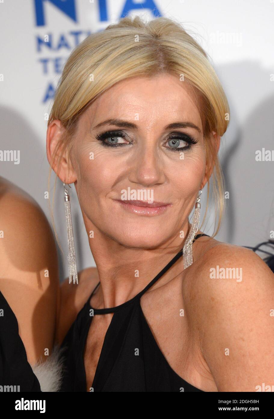 Michelle Collins backstage at The National Television Awards 2013, The ...