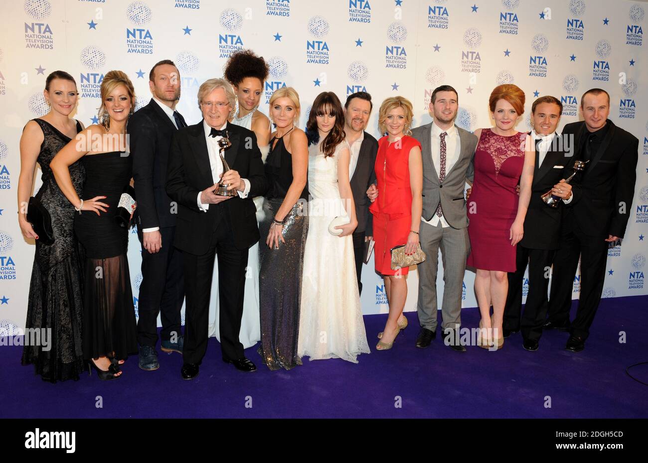 Cast and crew from Coronation Street including Willam Roache, Natalie ...