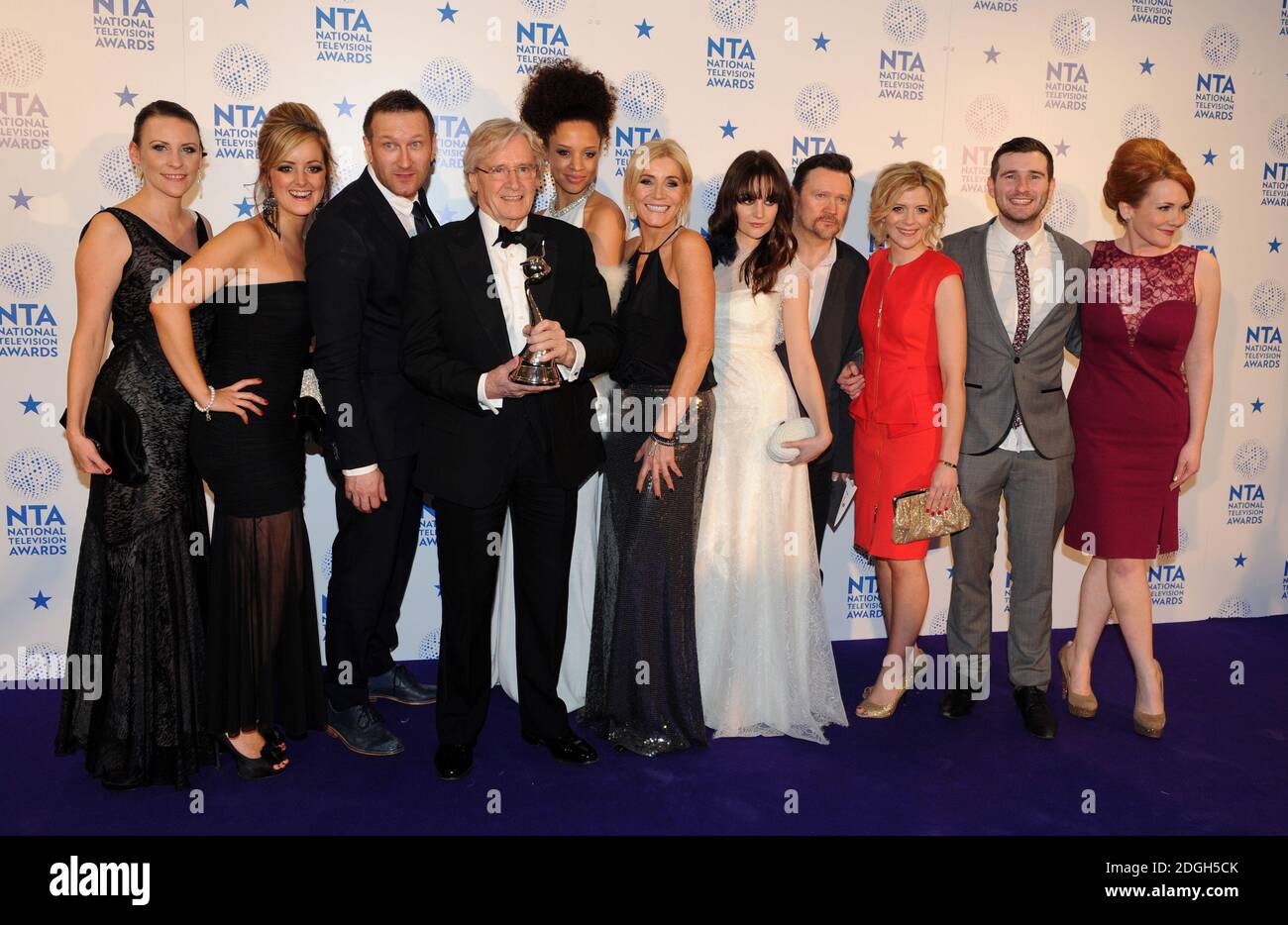 Cast and crew from Coronation Street including Willam Roache, Natalie ...