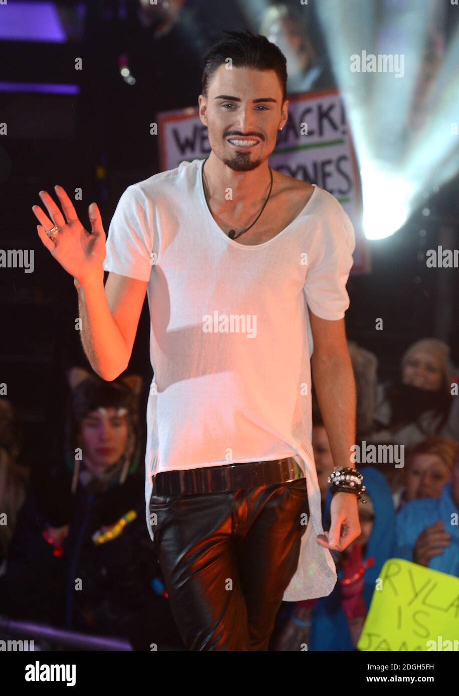 Rylan Clark wins Celebrity Big Brother Final 2013, Elstree Studios ...