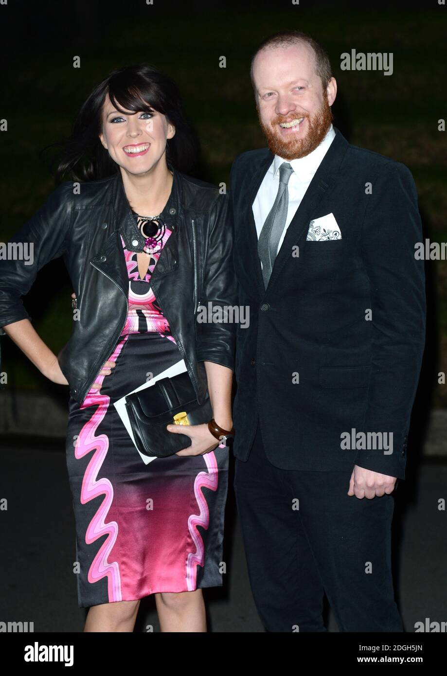 Alice Lowe and Steve Oram arriving at the London Evening Standard ...
