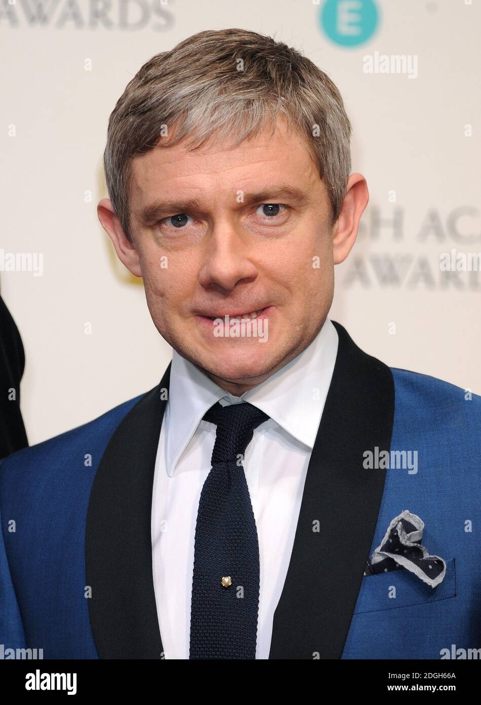 Martin Freeman backstage at The EE British Academy Film Awards 2013 ...