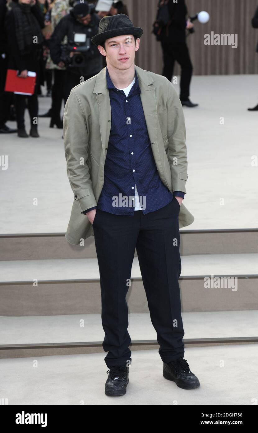 Callum turner burberry hi-res stock photography and images - Alamy