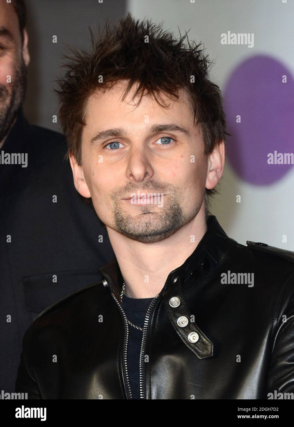 Matt Bellamy of Muse arriving at The Brit Awards 2013, the O2 Arena ...