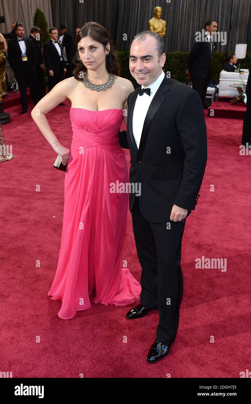Sari Gilman and Jedd Wider arriving for the 85th Academy Awards at the Dolby Theatre, Los ...