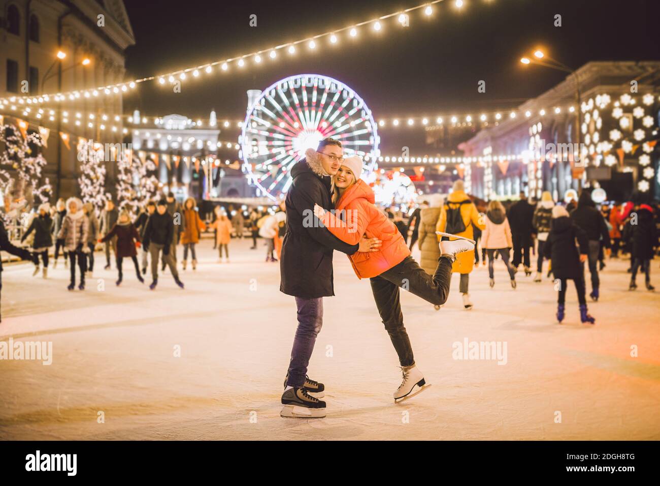 Beautiful Ice Skating Rink