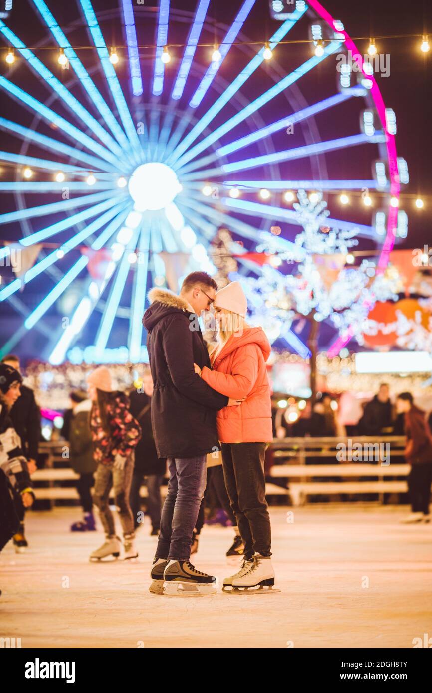 Couple in Love. Romantic Characters for Feast of Saint Valentine. True ...