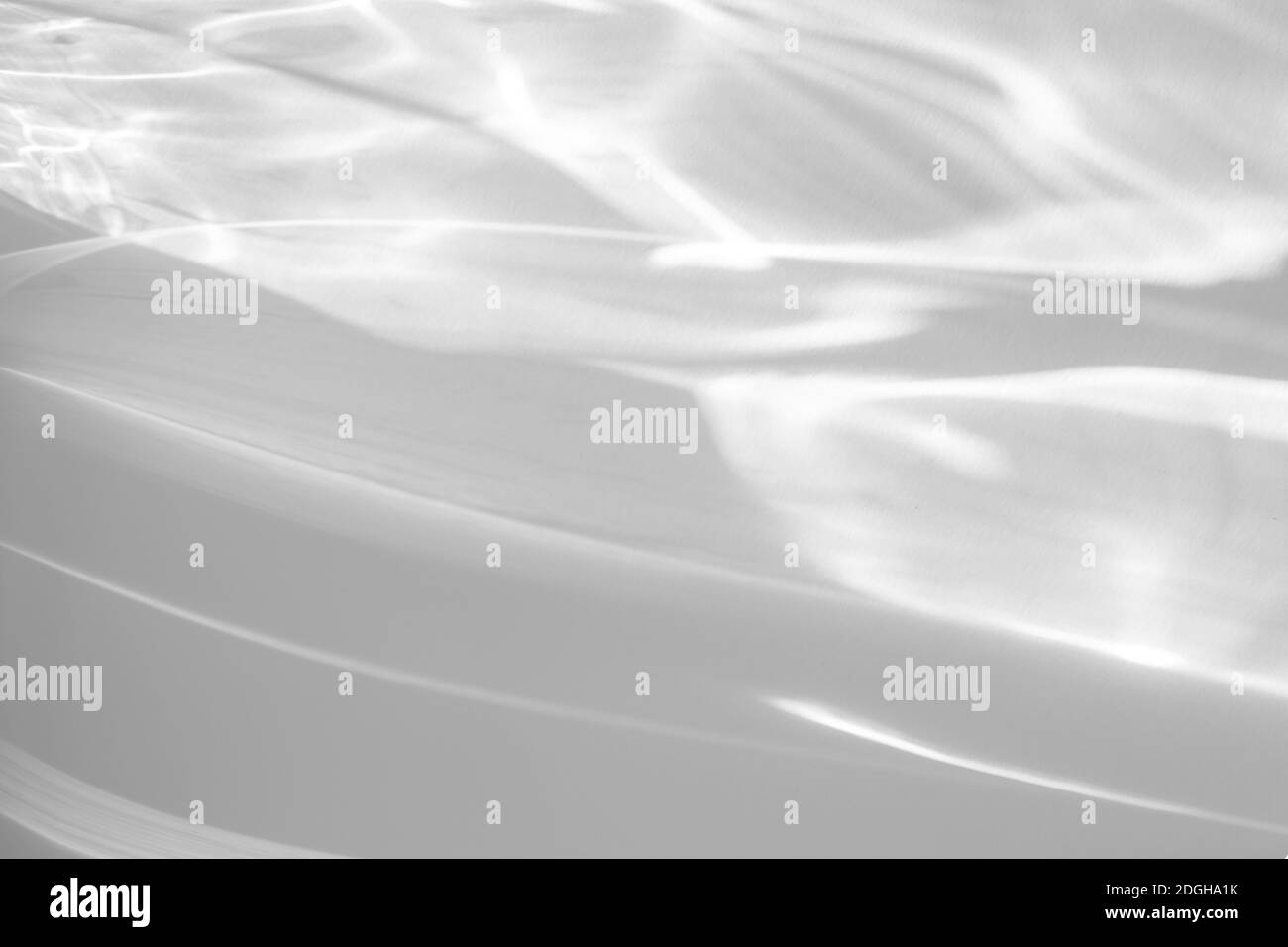 shadow and light caustic effect on a white wall Stock Photo - Alamy