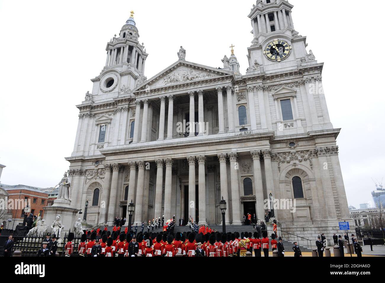 The Funeral of Margaret Thatcher, St Paul's Cathedral, London Stock ...