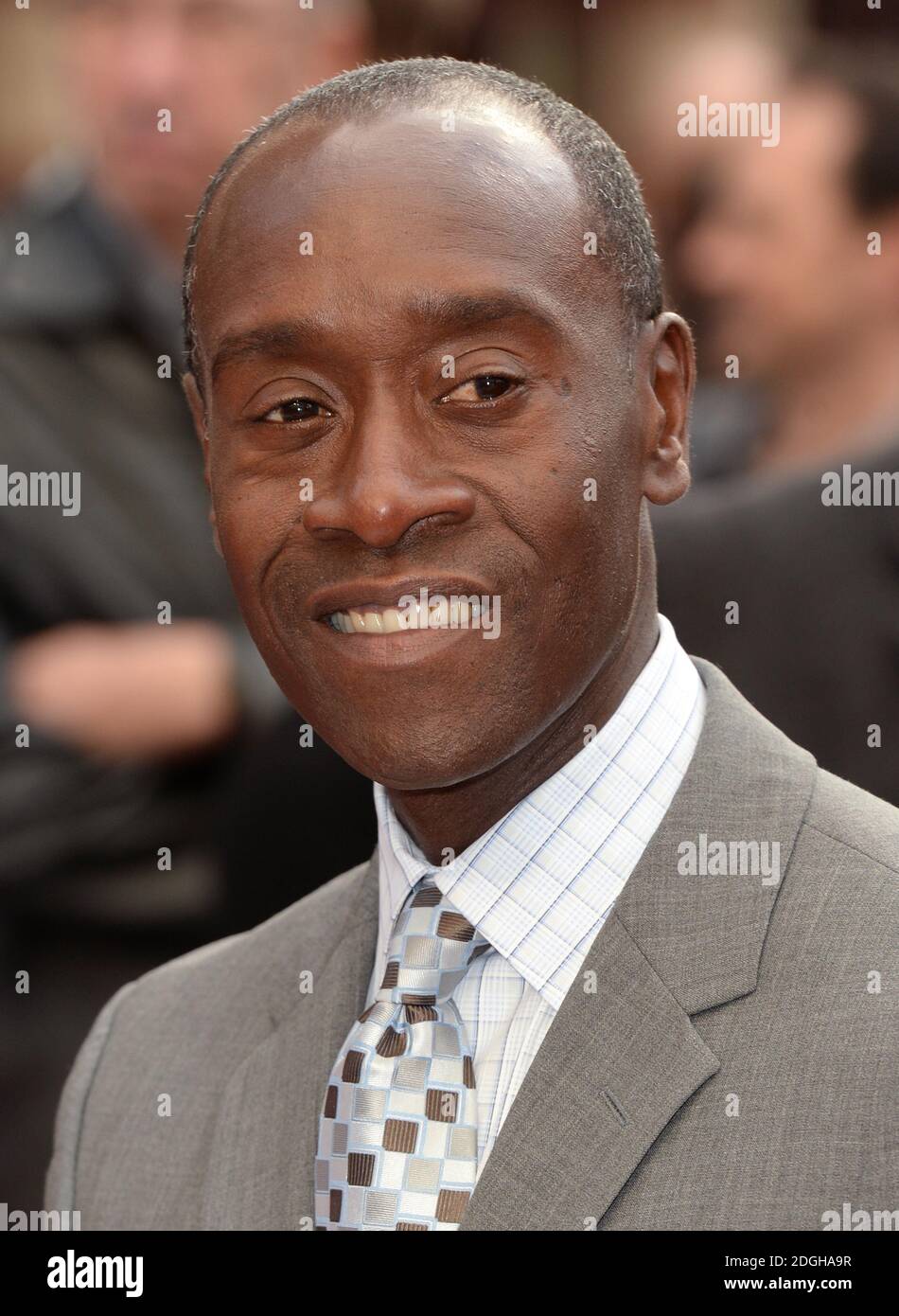 Don Cheadle arriving at the Iron Man 3 UK Special Screening, Odeon ...