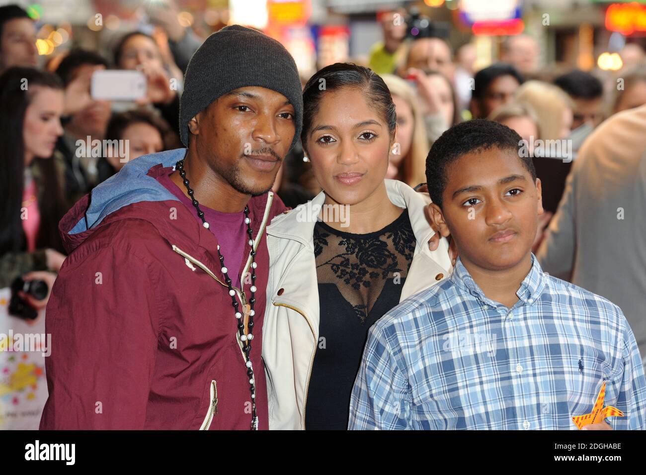 Ashley Walters arriving at the All Stars UK Premiere, Vue Cinema ...