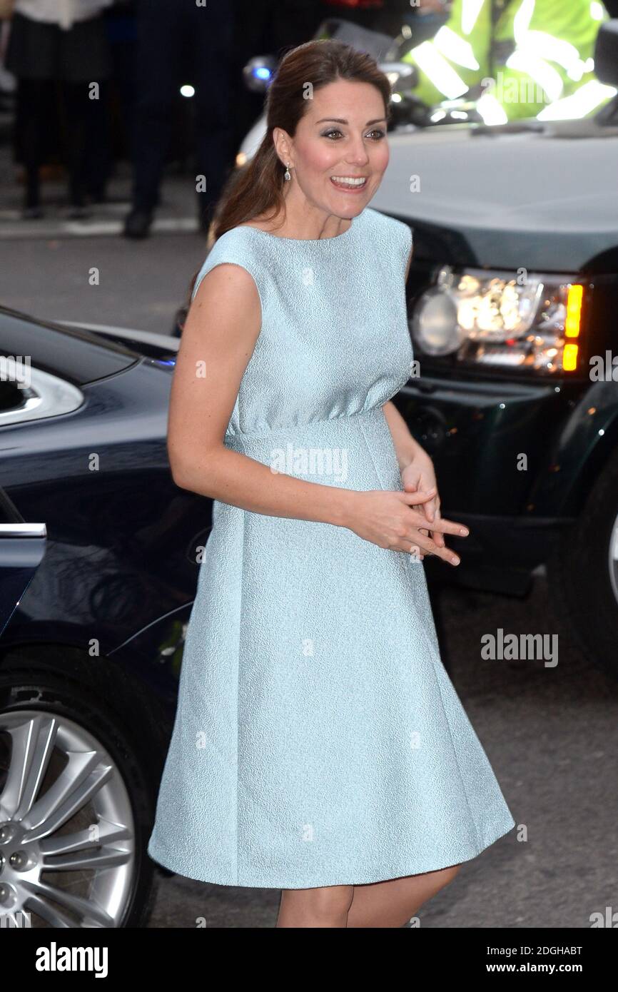 Duchess of Cambridge at the National Portrait Gallery, Trafalgar Square ...