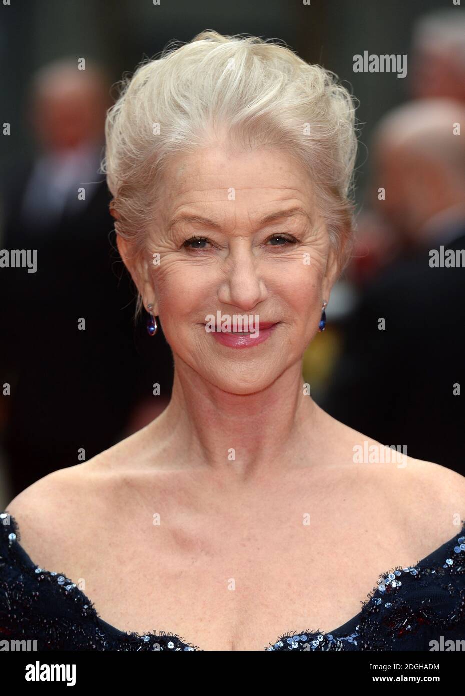 Helen Mirren arriving at the Olivier Awards 2013, Royal Opera House ...