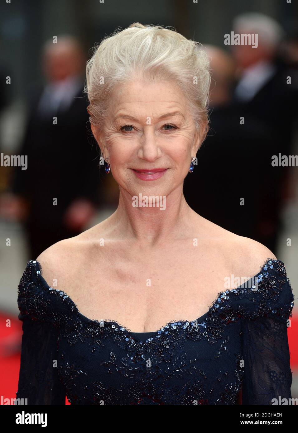 Helen Mirren arriving at the Olivier Awards 2013, Royal Opera House ...