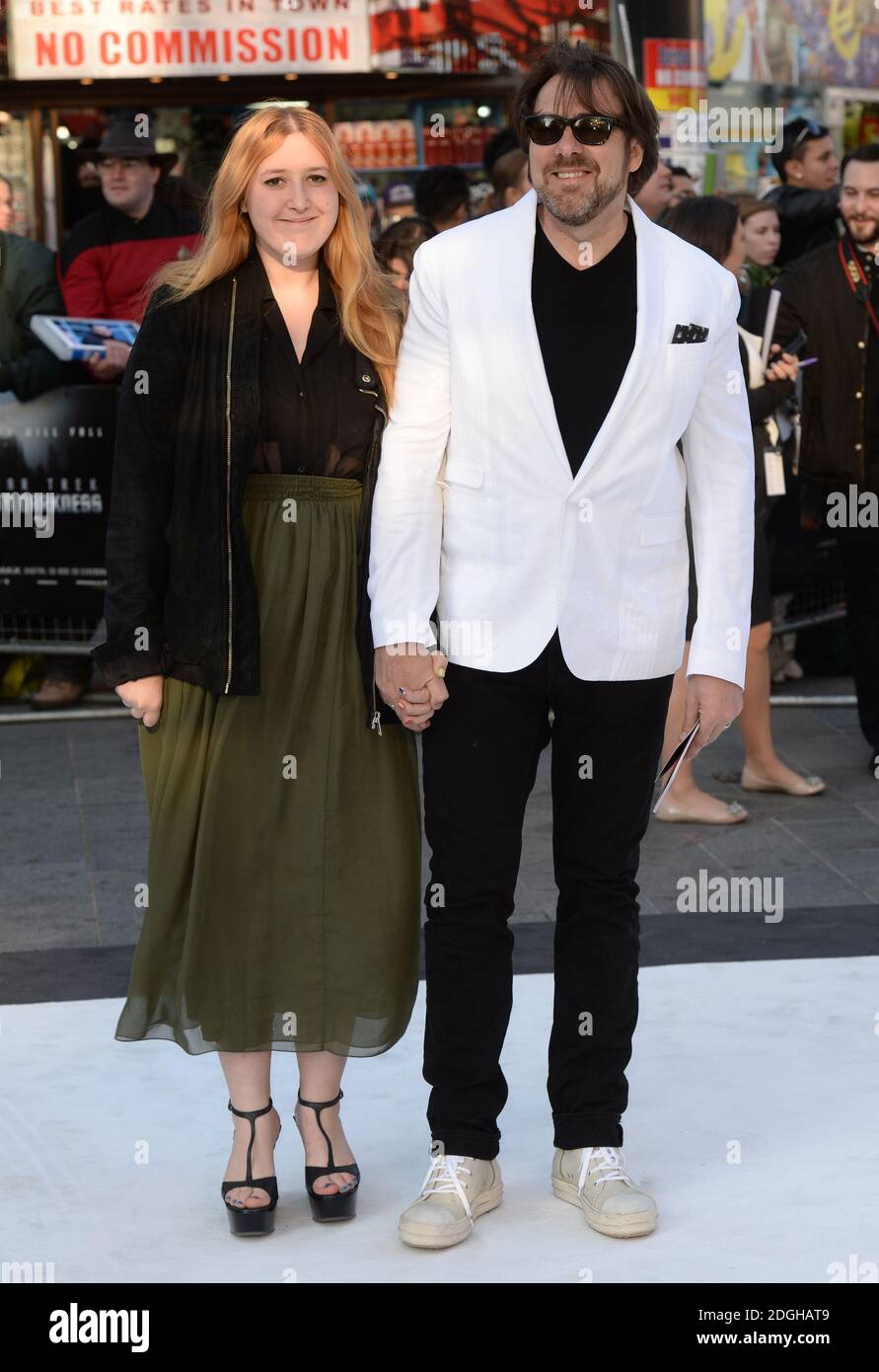 Jonathan Ross and daughter arriving at the premiere of Star Trek Into ...