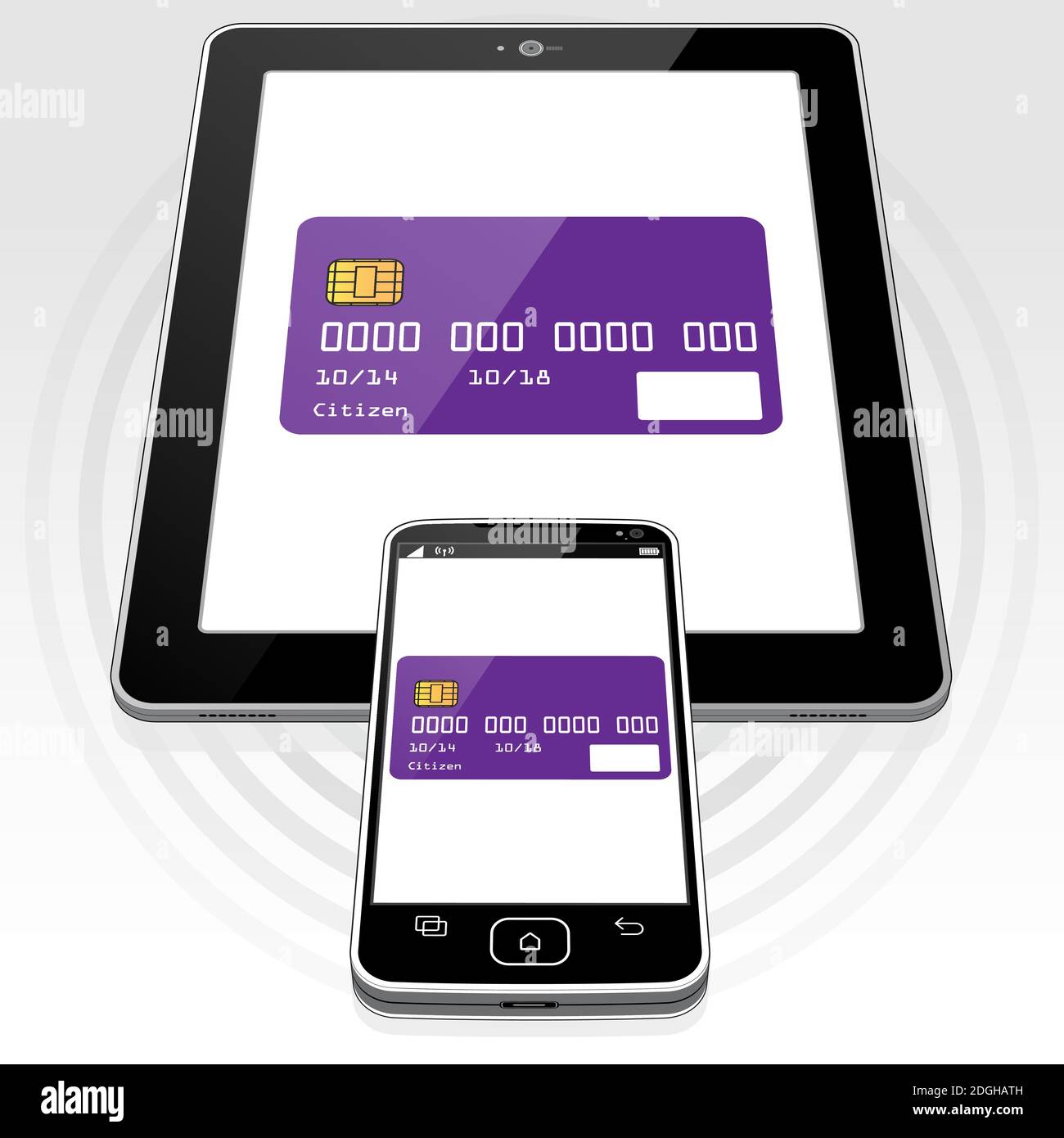 Digital cashless Stock Vector Images - Alamy