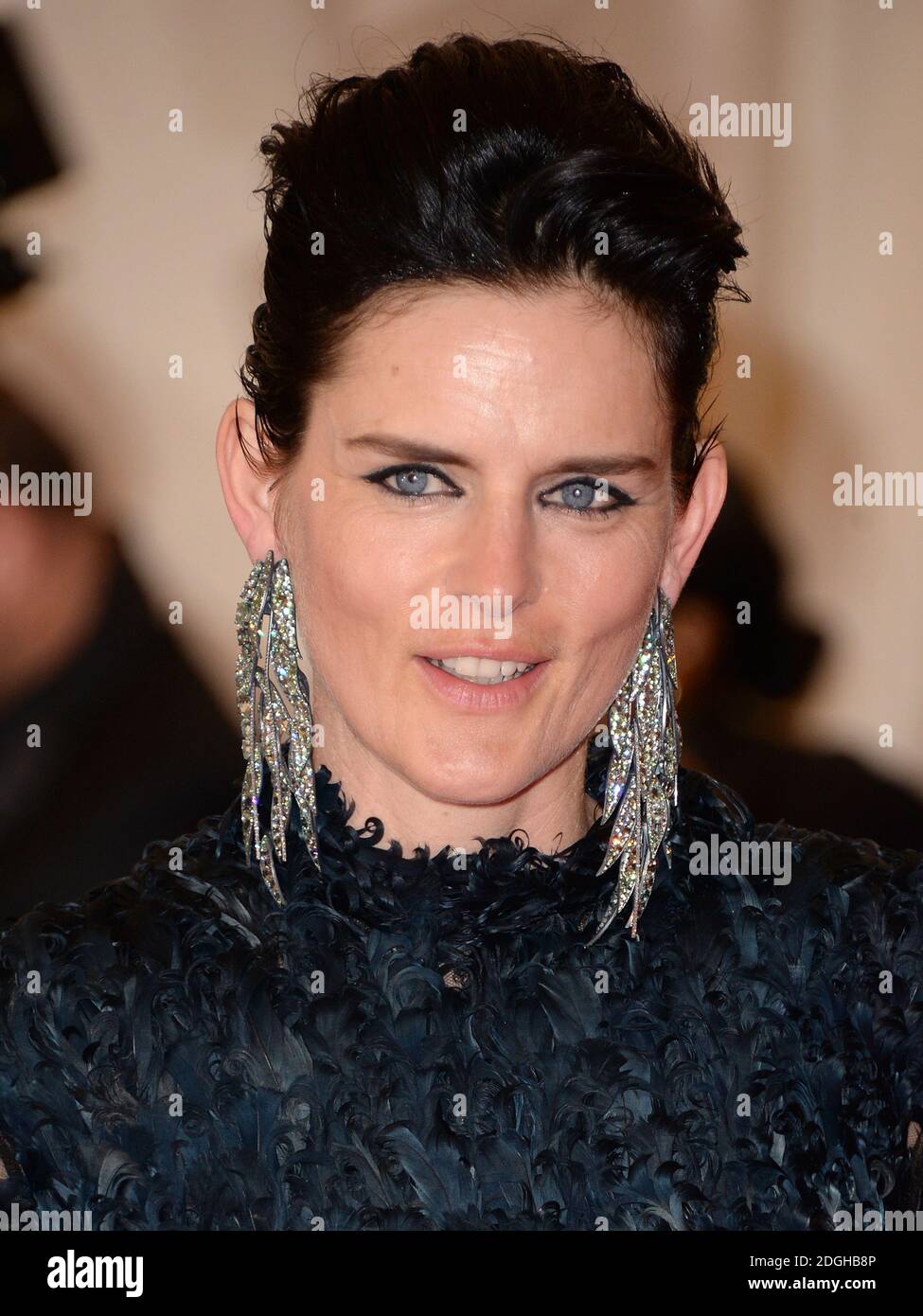 Stella Tennant arriving at the Costume Institute Benefit Gala at the ...