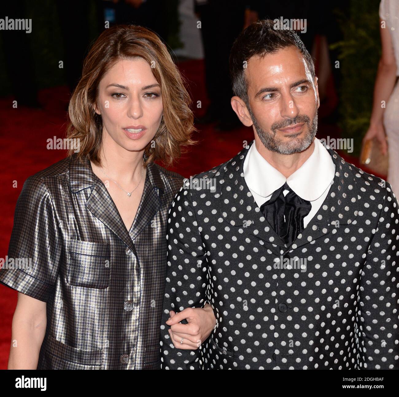 Sopfia Coppola and Marc Jacobs arriving at the Costume Institute ...