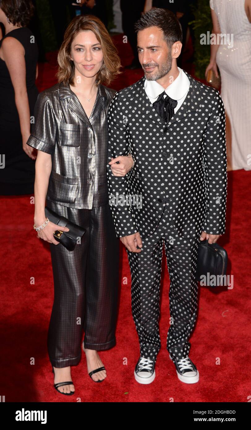 Sopfia Coppola and Marc Jacobs arriving at the Costume Institute ...