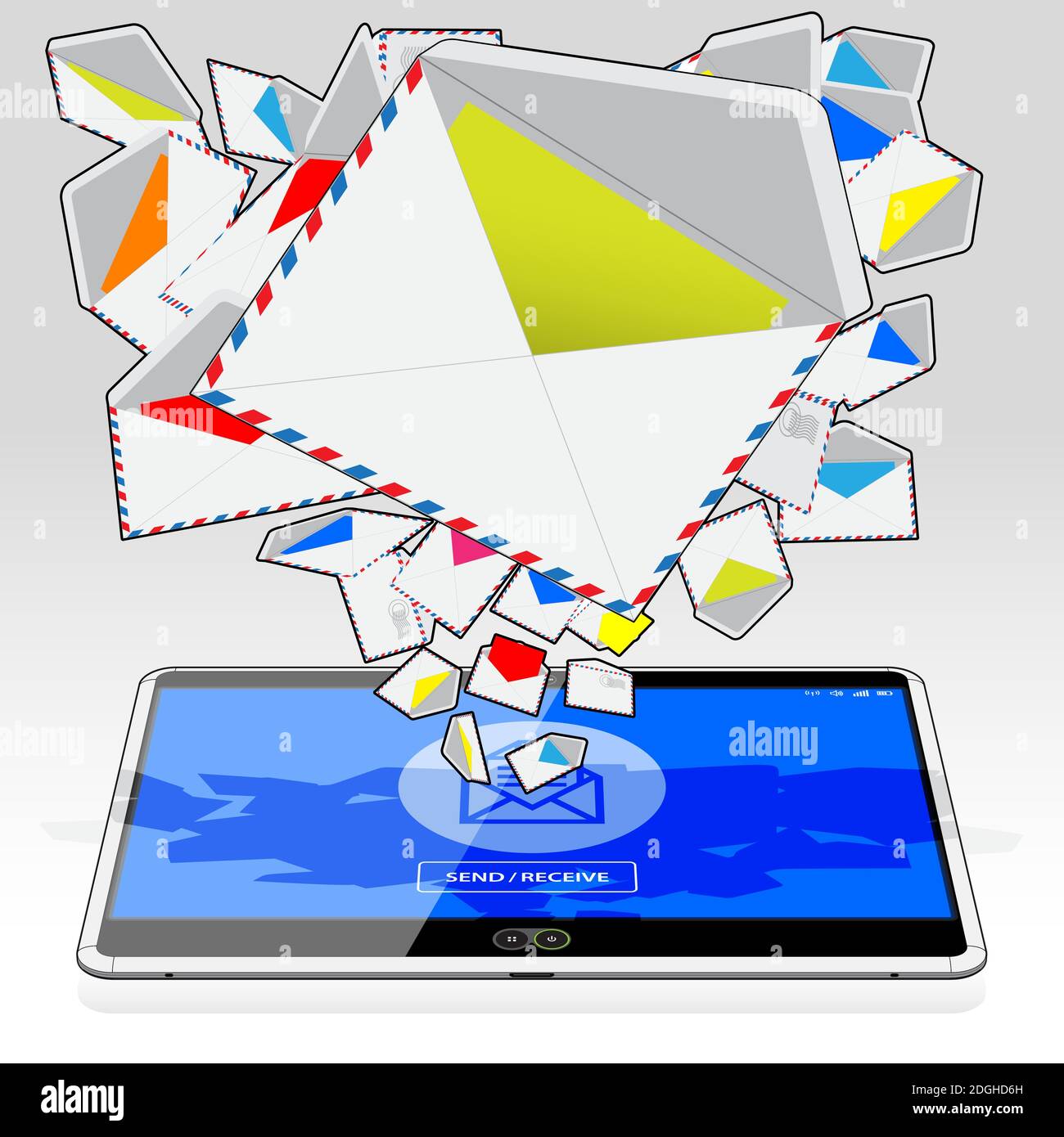 Graphical electronic device Stock Vector Images - Alamy