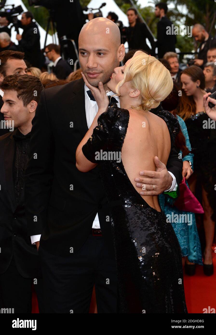 Tatiana-Laurens Delarue and Xavier Delarue arriving at the Premiere for ...