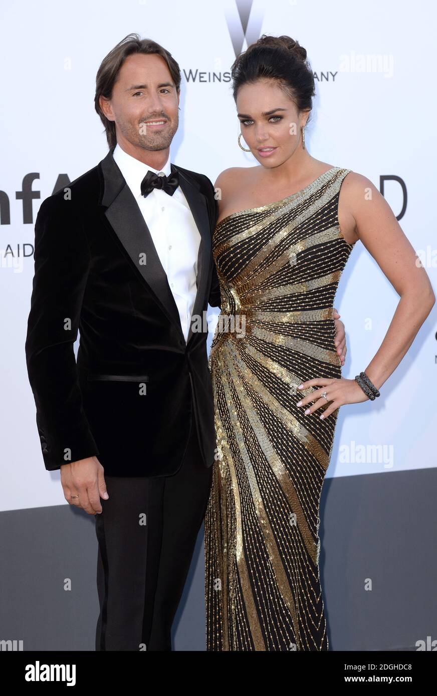 Tamara Ecclestone and Jay Rutland arriving for amfAR's 20th Cinema ...