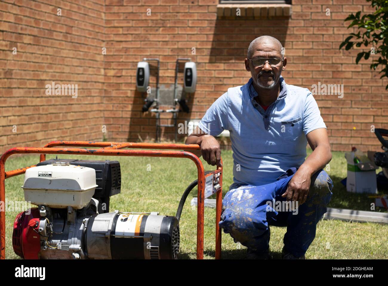 Cape colored with missing teeth Stock Photo - Alamy