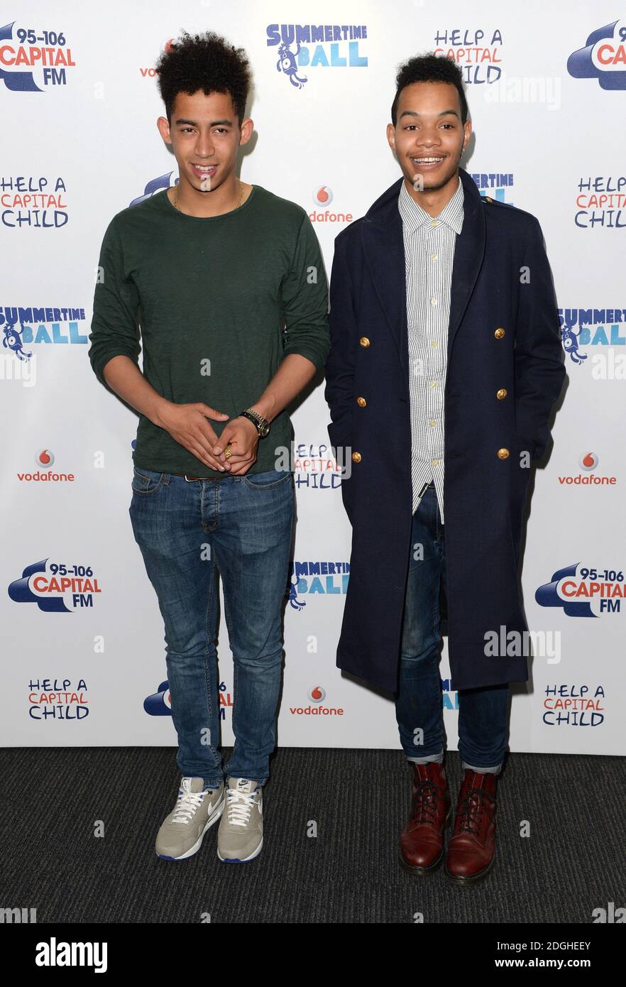 Jordan Stevens and Harley Alexander Sule of Rizzle Kicks attending the ...