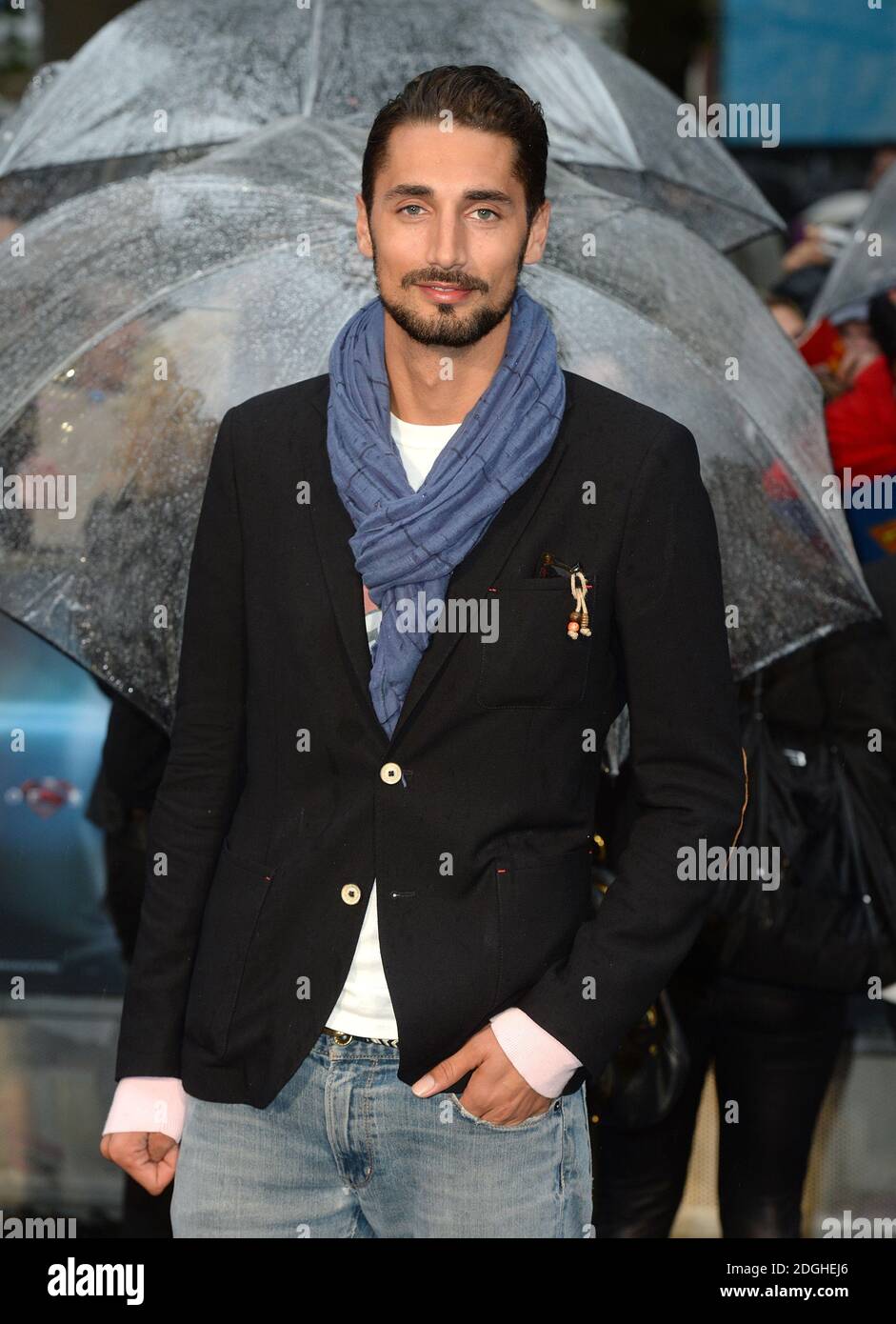 Hugo Taylor at the Superman Man of Steel European Premiere, Empire ...