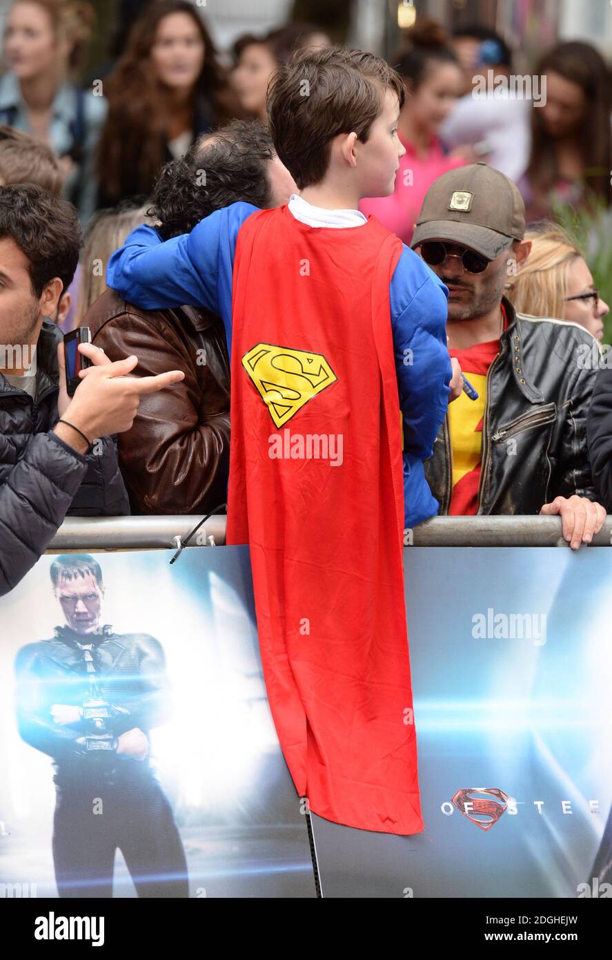 The crowd at the Superman Man of Steel European Premiere, Empire Cinema ...