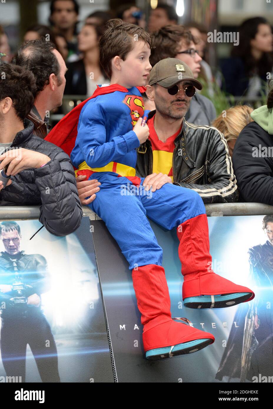 The crowd at the Superman Man of Steel European Premiere, Empire Cinema ...