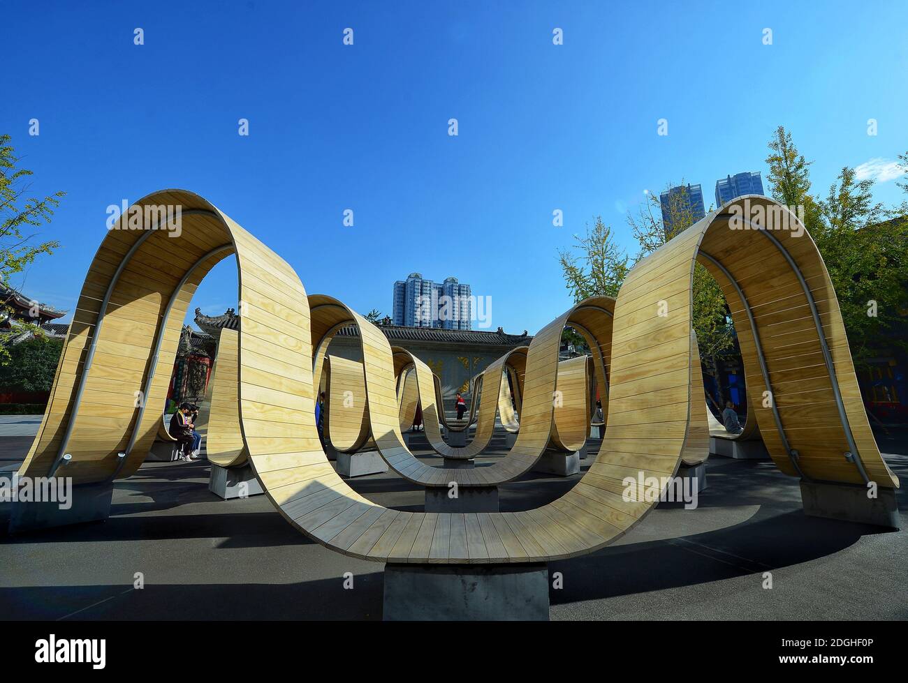 The art installation named °Please Be Seated,± which is designed by ...