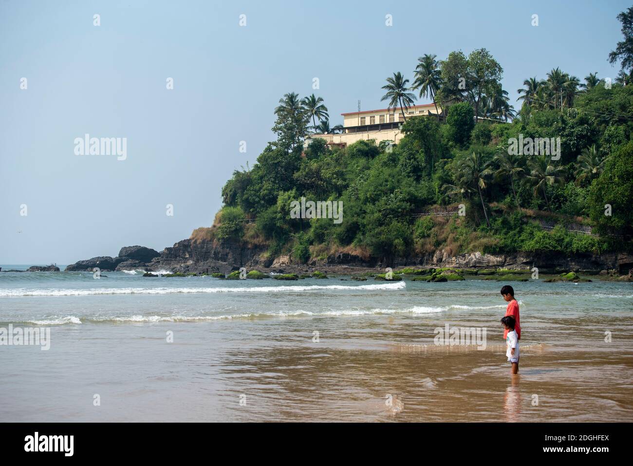 Goa/ India 09 November 2020 View of Baga Beach at North Goa Stock Photo ...