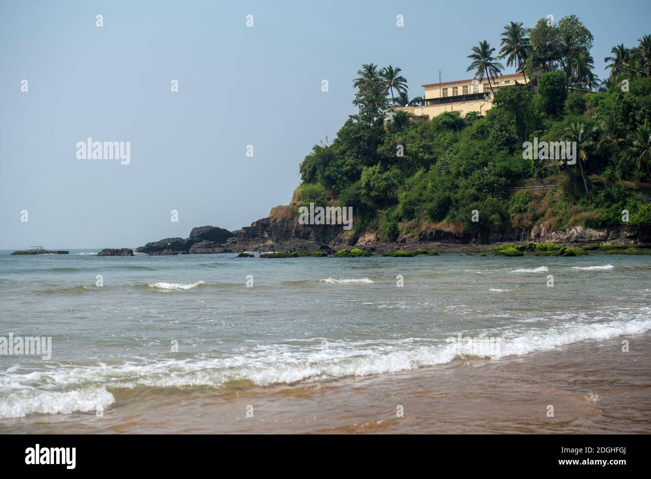 Goa/ India 09 November 2020 View of Baga Beach at North Goa Stock Photo ...
