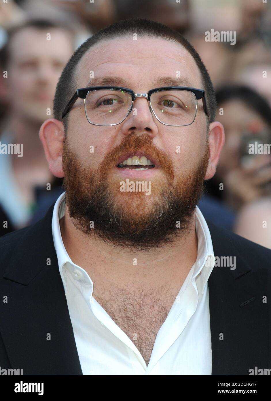 Nick Frost arriving at the World Premiere of the World's End, Empire ...