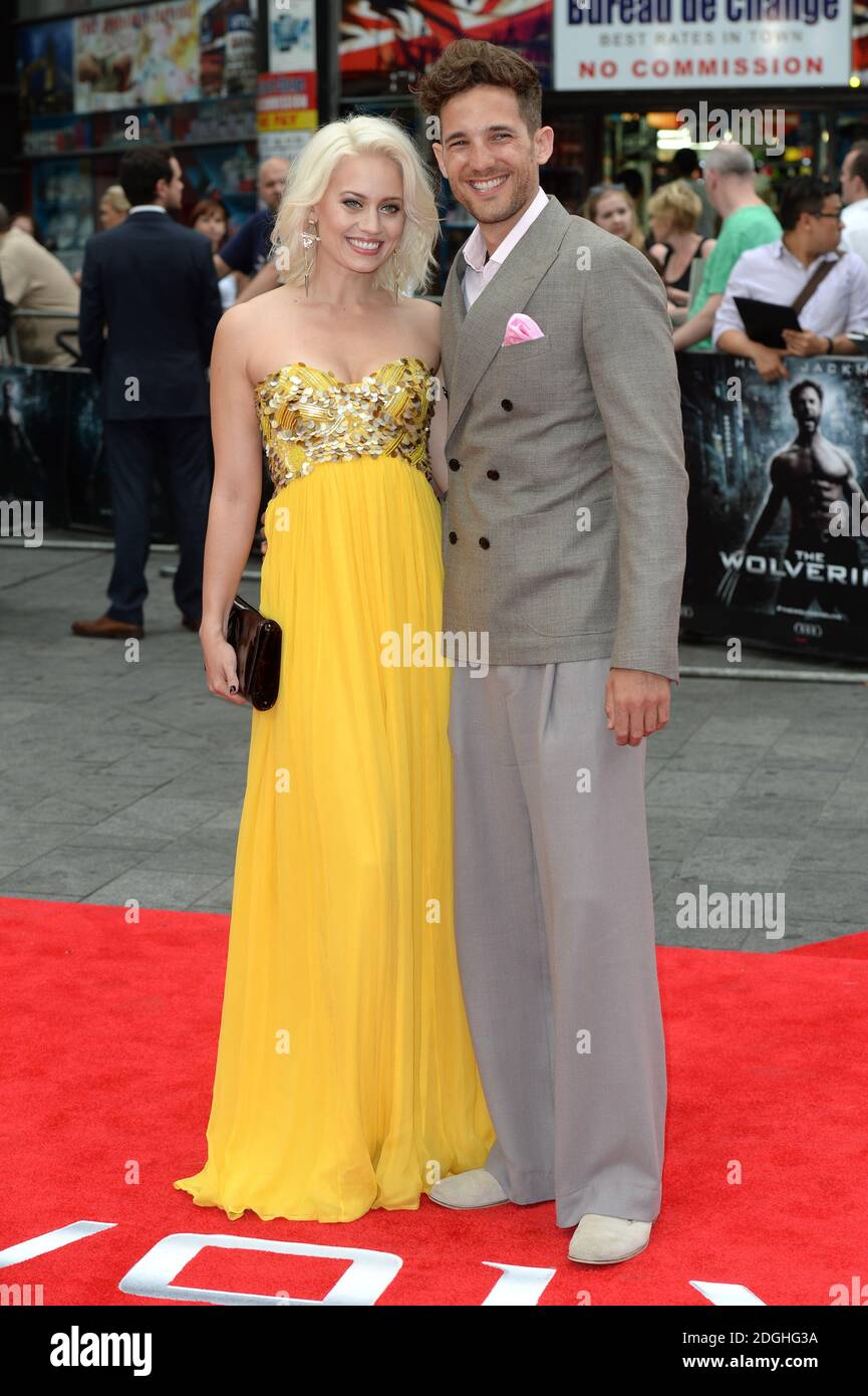 Kimberly Wyatt and Max Rogers arriving at the UK Premiere of The ...