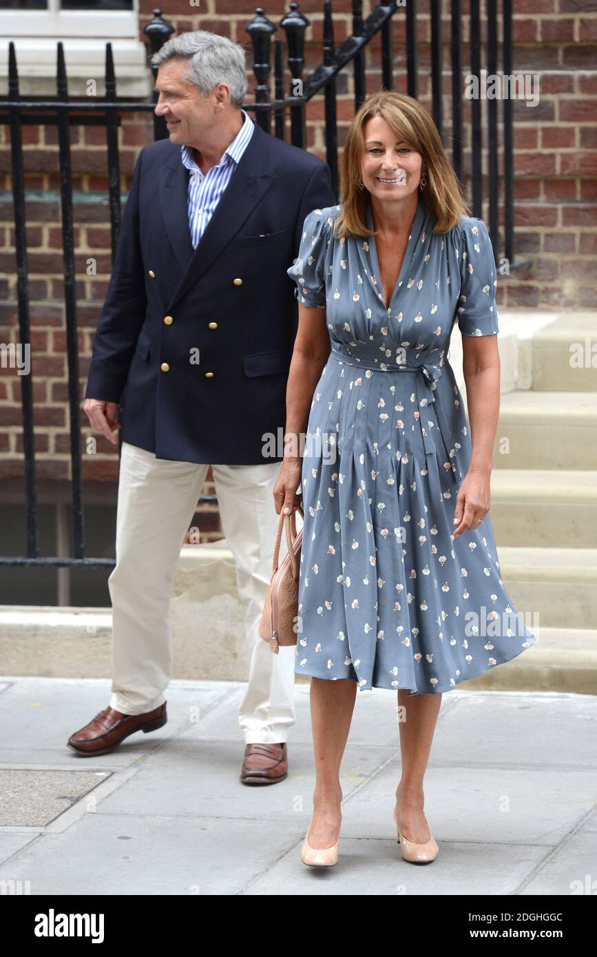 Carole and Michael Middleton visiting Prince William and Kate Middleton ...