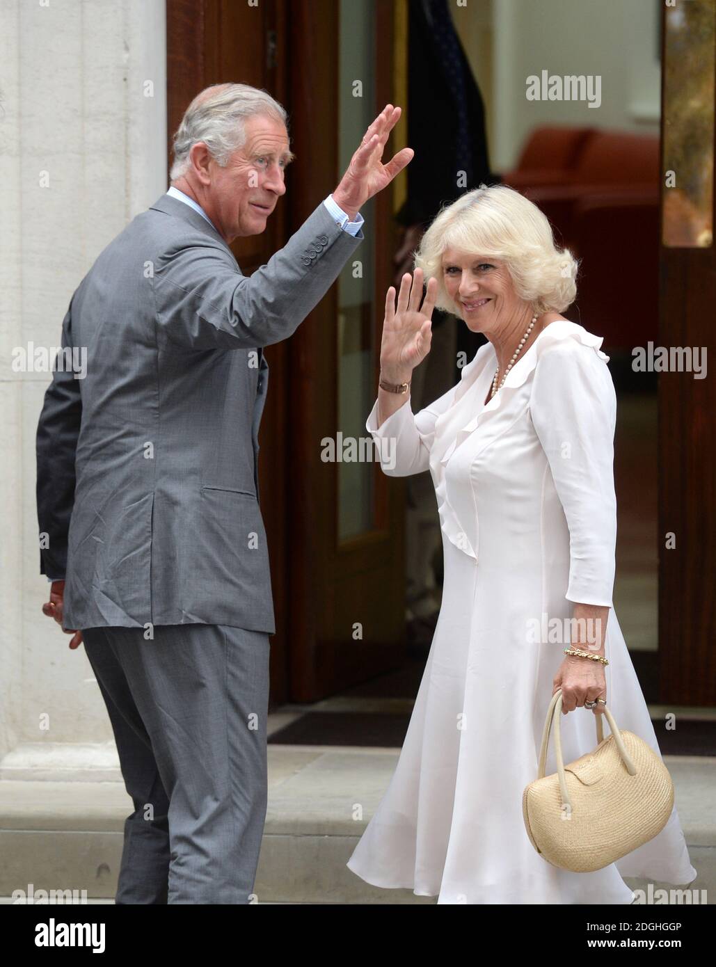 Prince Charles and The Duchess of Cornwall visiting Prince William and ...