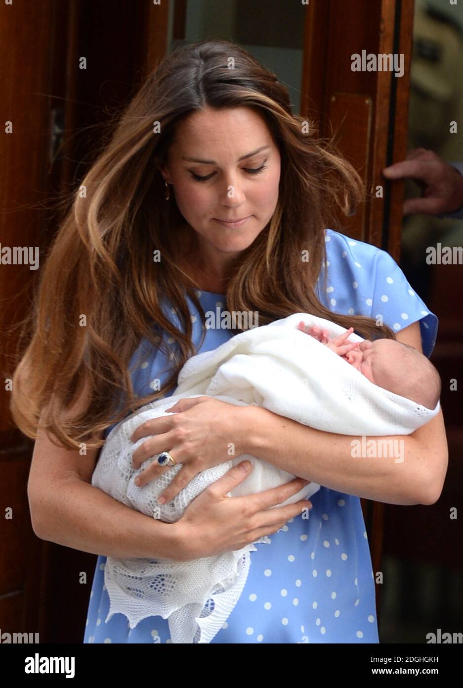 Kate Middleton, The Duchess of Cambridge at the Lindo Wing of St Mary's ...