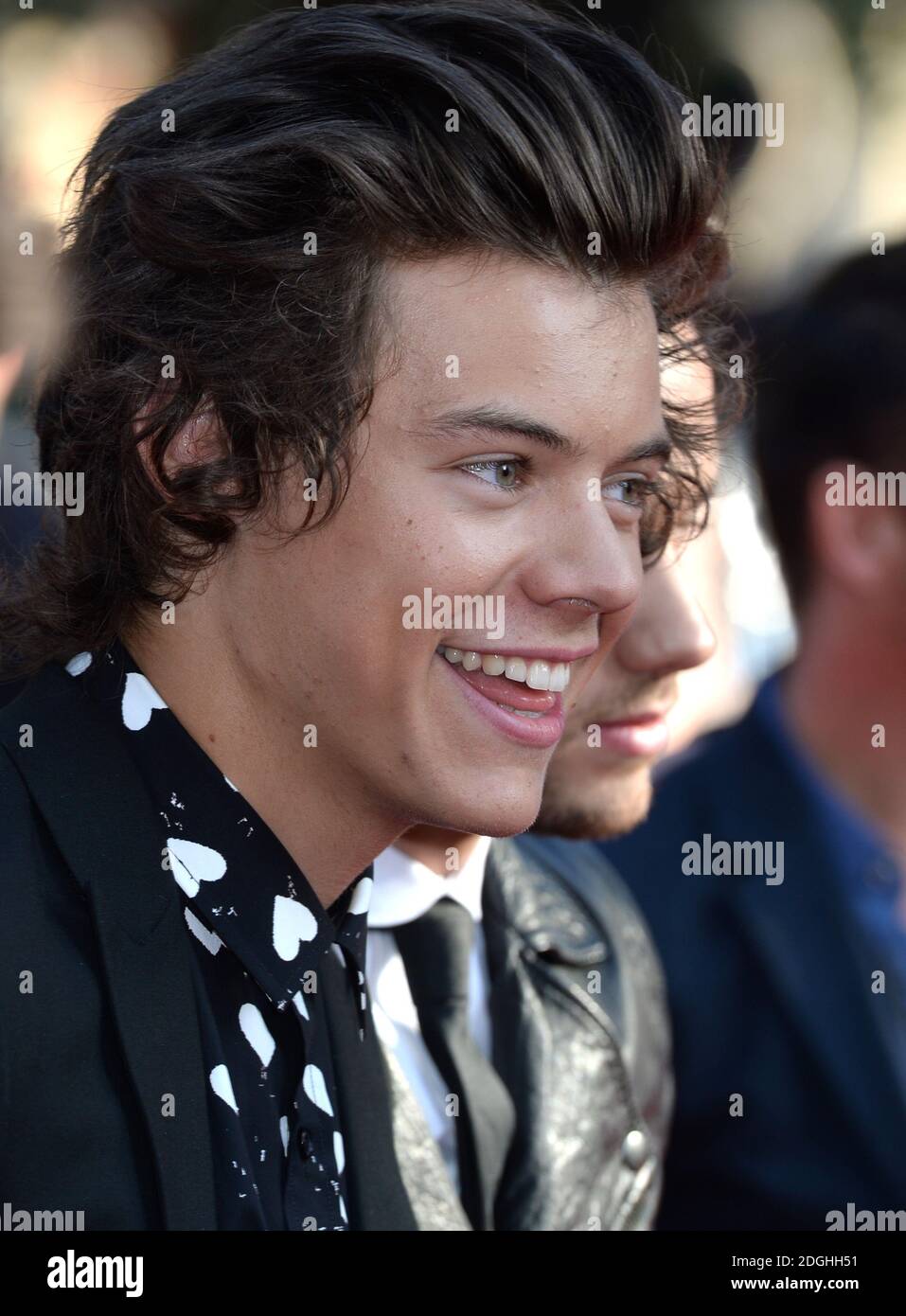 Harry Styles from British band One Direction attending the UK Premiere ...