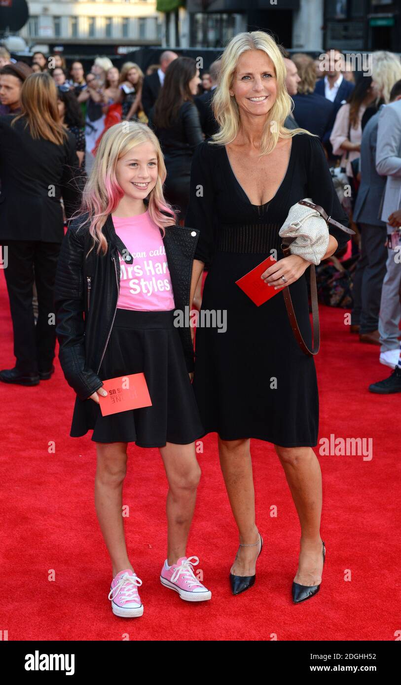 Ulrika Jonsson and daughter attending the UK Premiere of This Is Us ...
