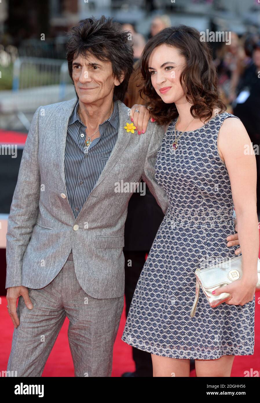 Ronnie Wood and Sally Humphreys attending the UK Premiere of This Is Us ...