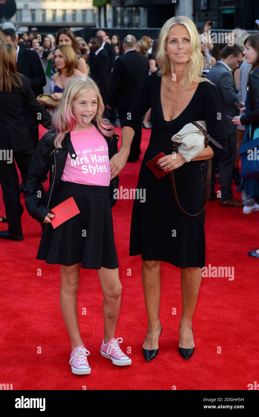Ulrika Jonsson and daughter attending the UK Premiere of This Is Us ...