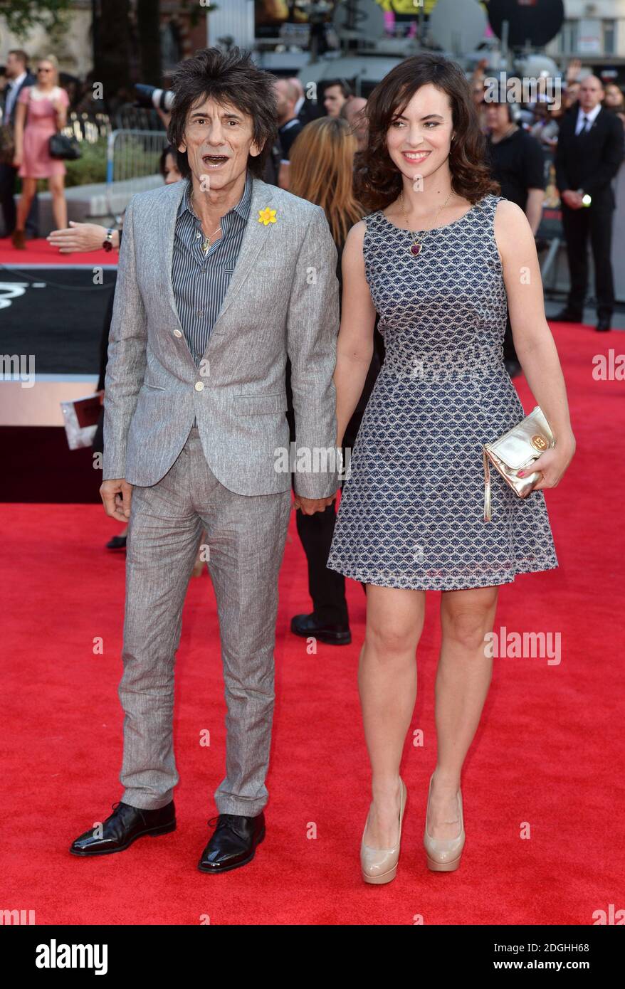 Ronnie Wood and Sally Humphreys attending the UK Premiere of This Is Us ...
