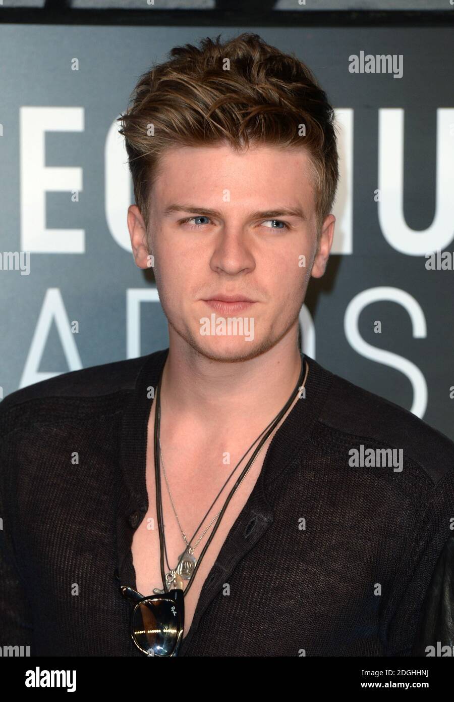 Joel Peat of Lawson arriving at the MTV Video Music Awards 2013, The ...