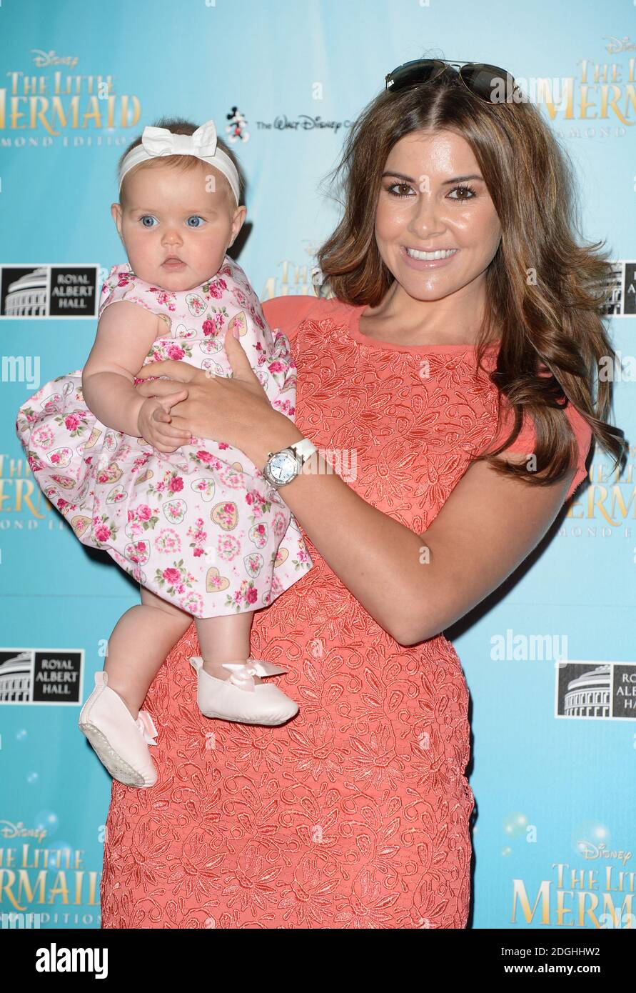 Imogen Thomas and daughter Ariana arriving at the Blue Ray Launch of ...
