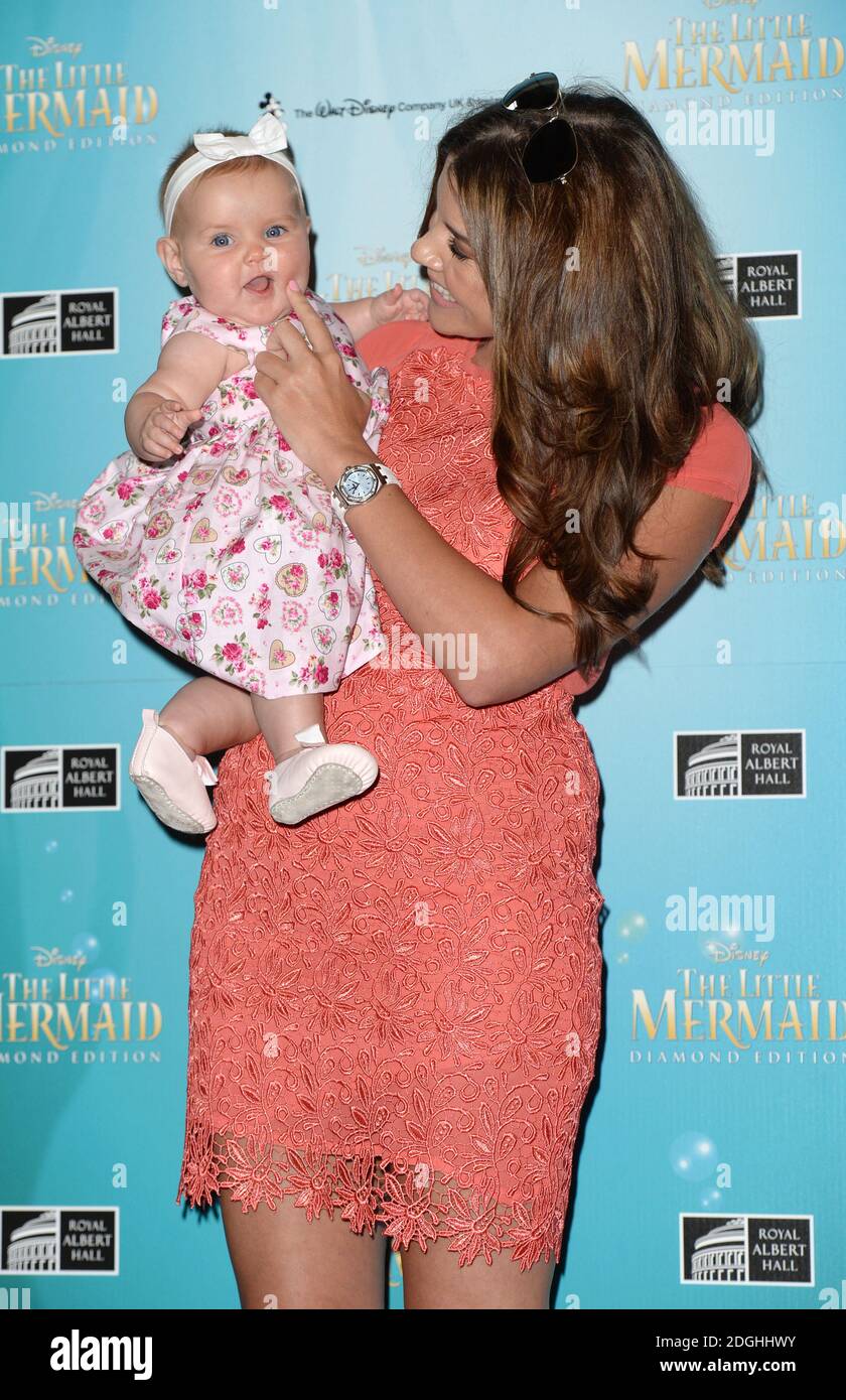 Imogen Thomas and daughter Ariana arriving at the Blue Ray Launch of ...