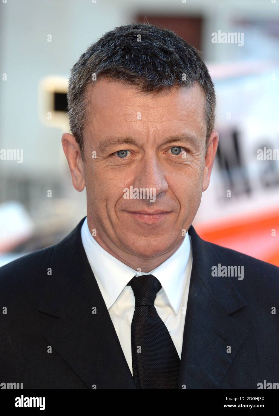 Peter Morgan arriving at the World Premiere of Rush, Odeon Cinema ...