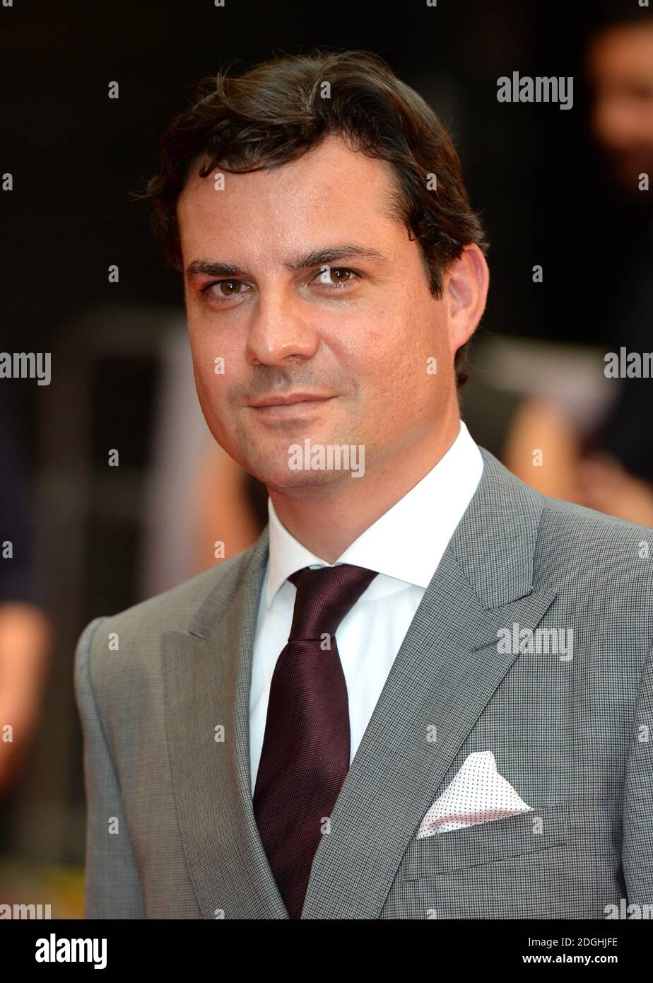 Daniel Pirre arriving at the World Premiere of Diana, Odeon Cinema ...